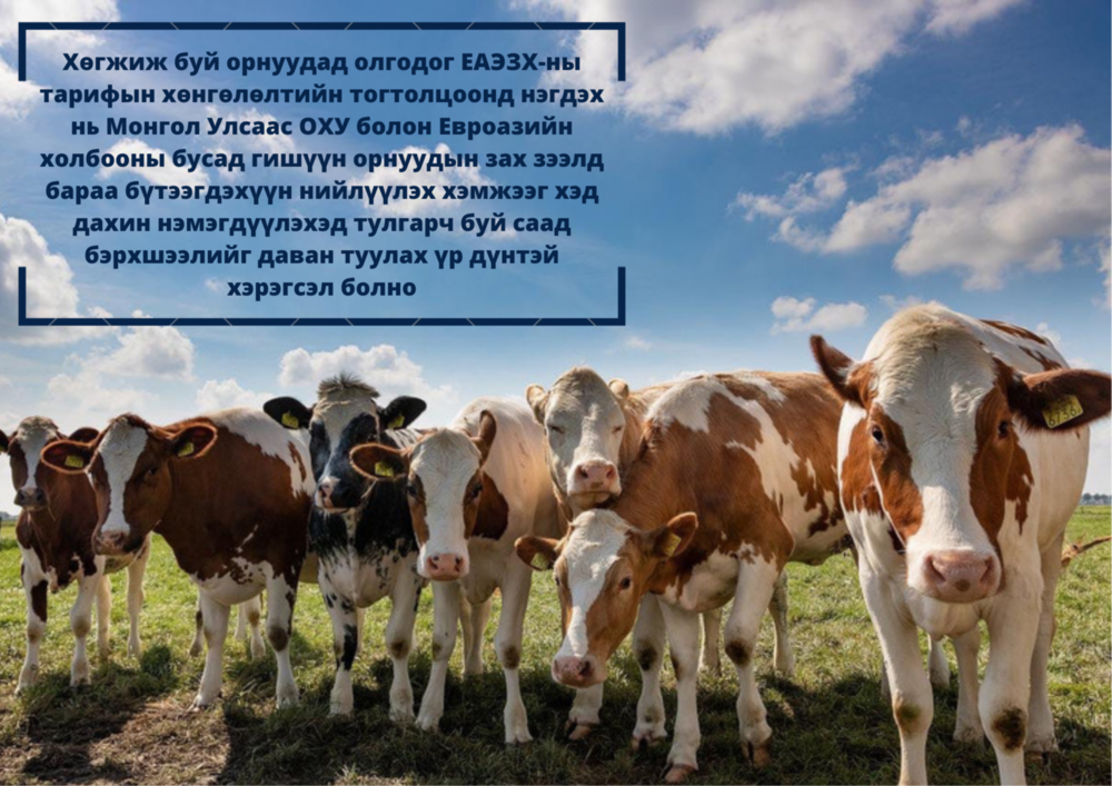 ЕАЭЗХ ны хөдөө аж ахуйн салбарын хөгжлийн чиг хандлага ба эдгээр
